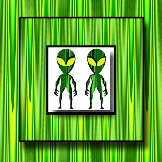 Alien Art Print Aliens Poster Picture of Aliens Funny | Etsy