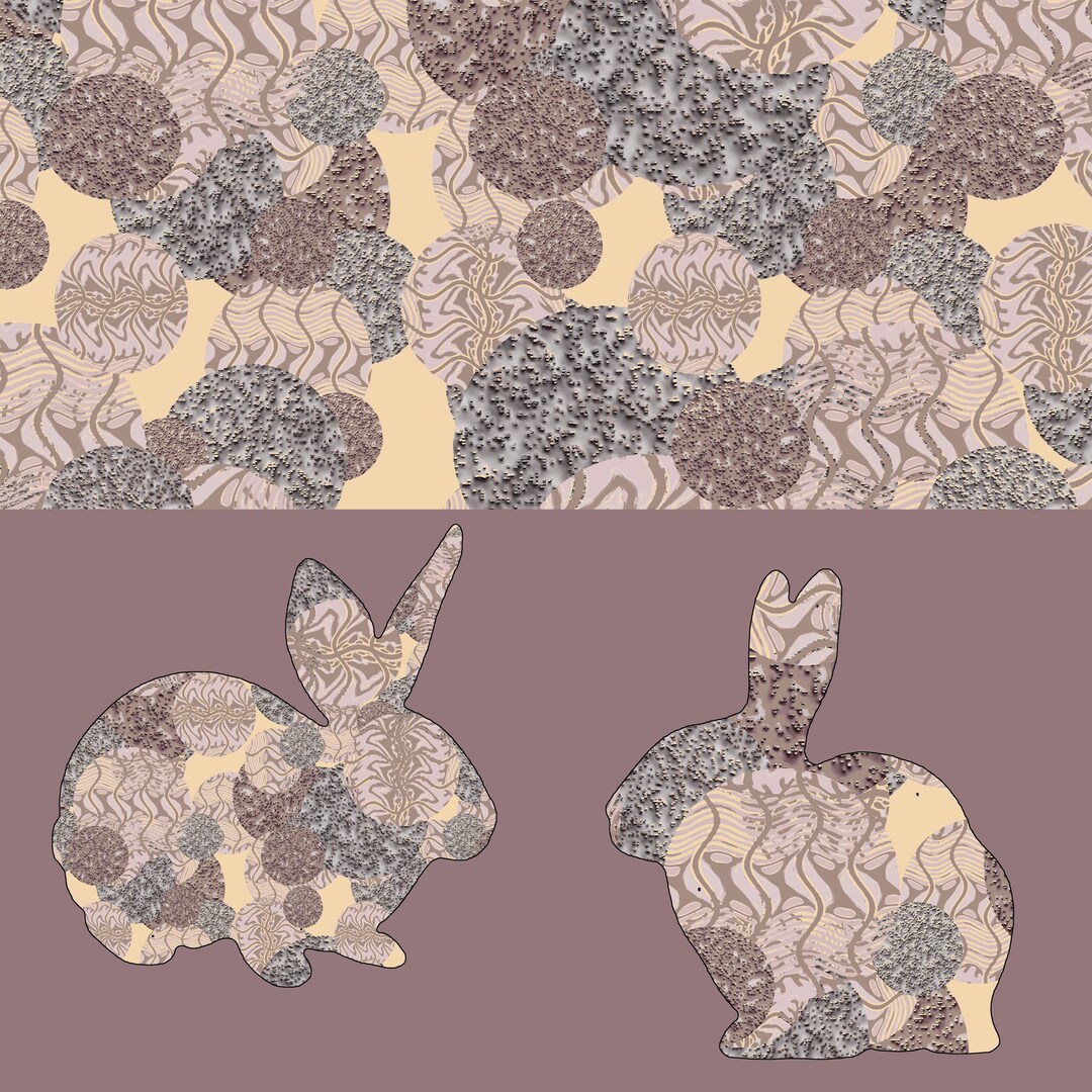 BUNNY WALL ART, Rabbit Painting, Rabbit Artwork, Bunny Art Print, Cute ...