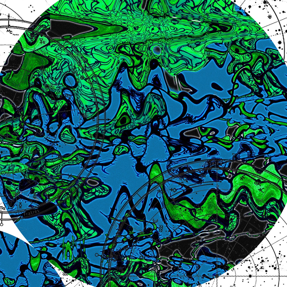 EARTH PAINTING, Abstract Science Art, Science Wall Art, Environmental ...