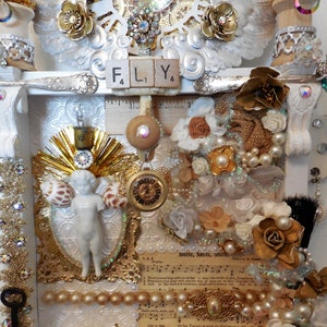 ALTERED ART, Shadow Box, Mixed Media Original, Niche, Free Spirit ...
