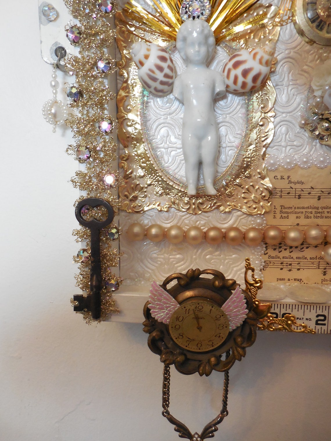 ALTERED ART, Shadow Box, Mixed Media Original, Niche, Free Spirit ...