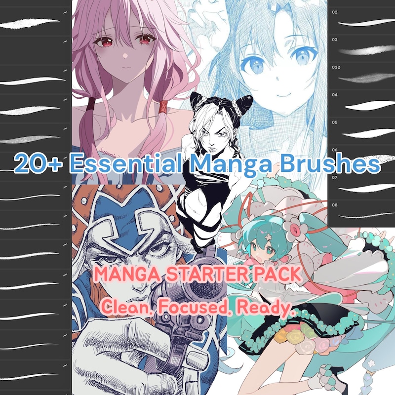 Manga Drawing Kit - Etsy