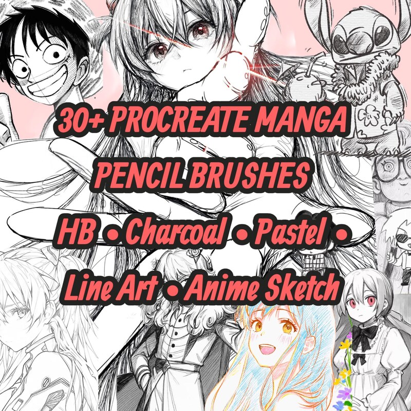 Pencil Drawing Art Anime - Etsy