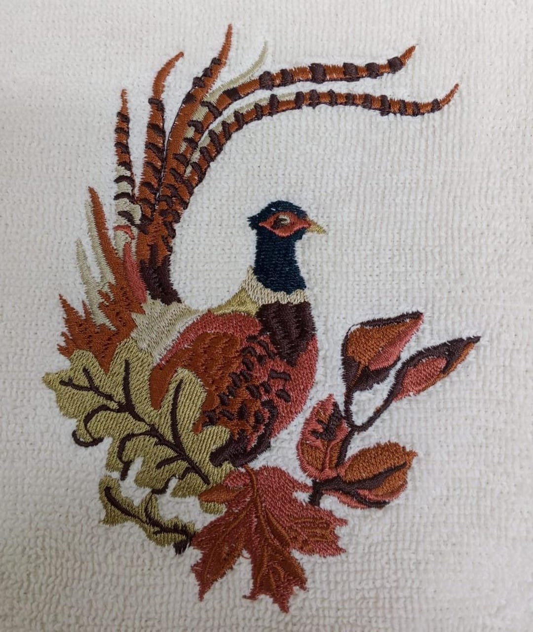 Pheasant Embroidery Design, Wild Bird Pattern - Etsy