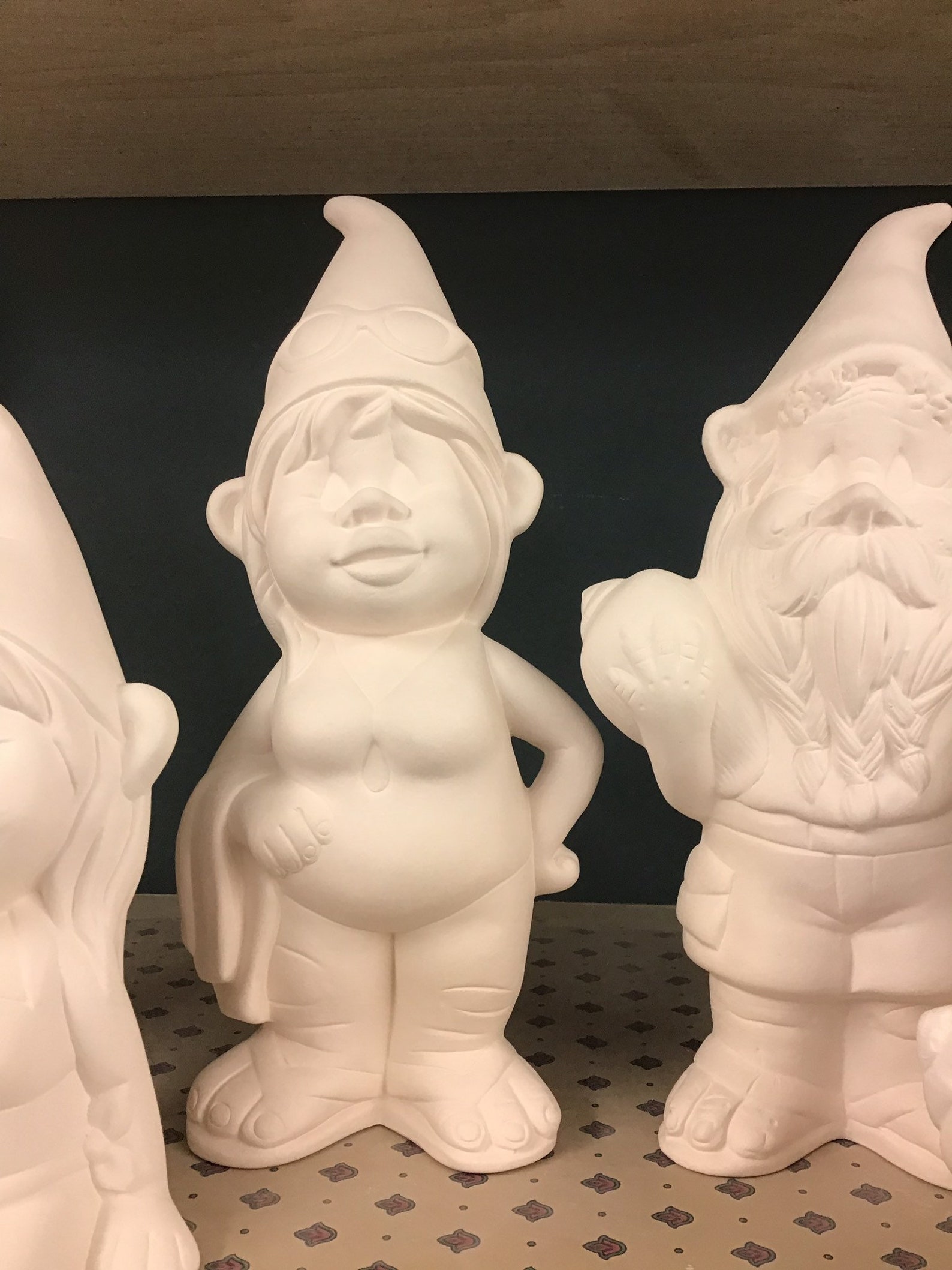 Sun bathing Gnome One Piece Standing Ready to Paint CUTOFF FOR | Etsy