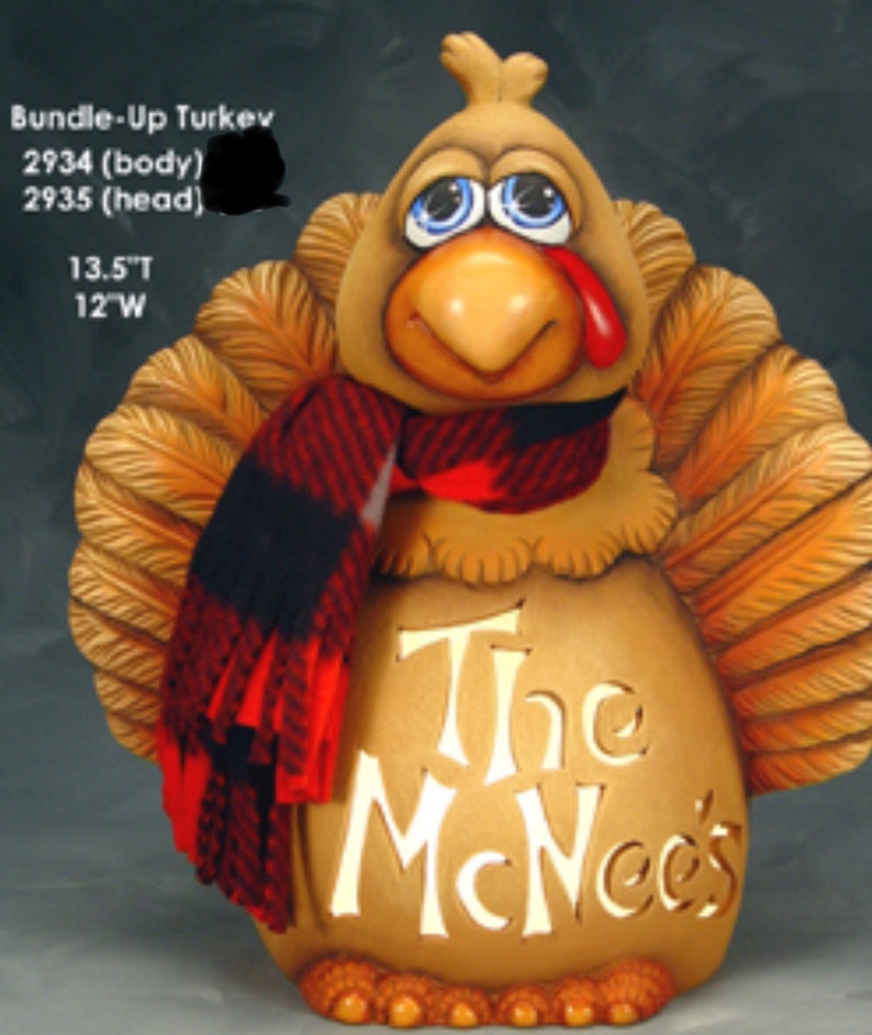 Turkey Buddle up Unpainted NO Name - Etsy