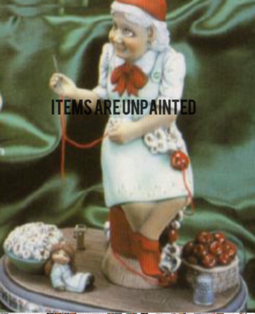 Mrs Elf Stringing Popcorn - Please Read Description/policy Before Purchase.elf With Accessories ...