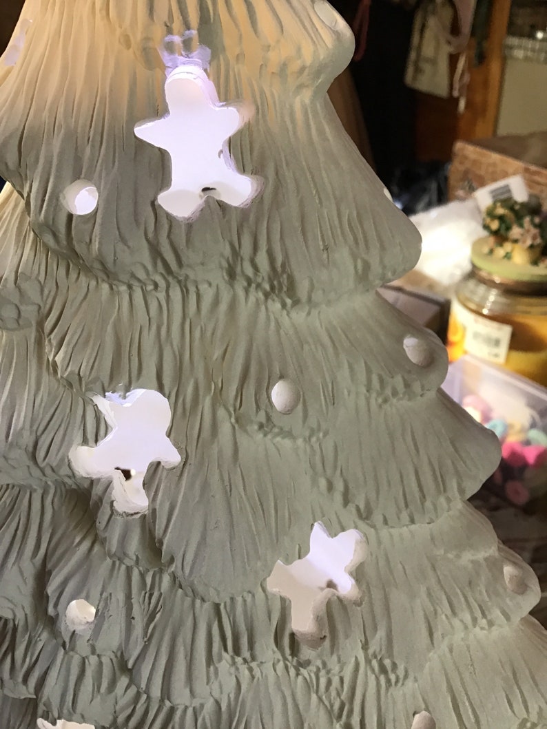 Cutout 15” Gingerbread Tree With Candies. Unpainted -please Read ...