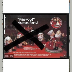 Dancing Mr & Mrs Santa- WITH Turntable-unpainted- With Base-please Read ...