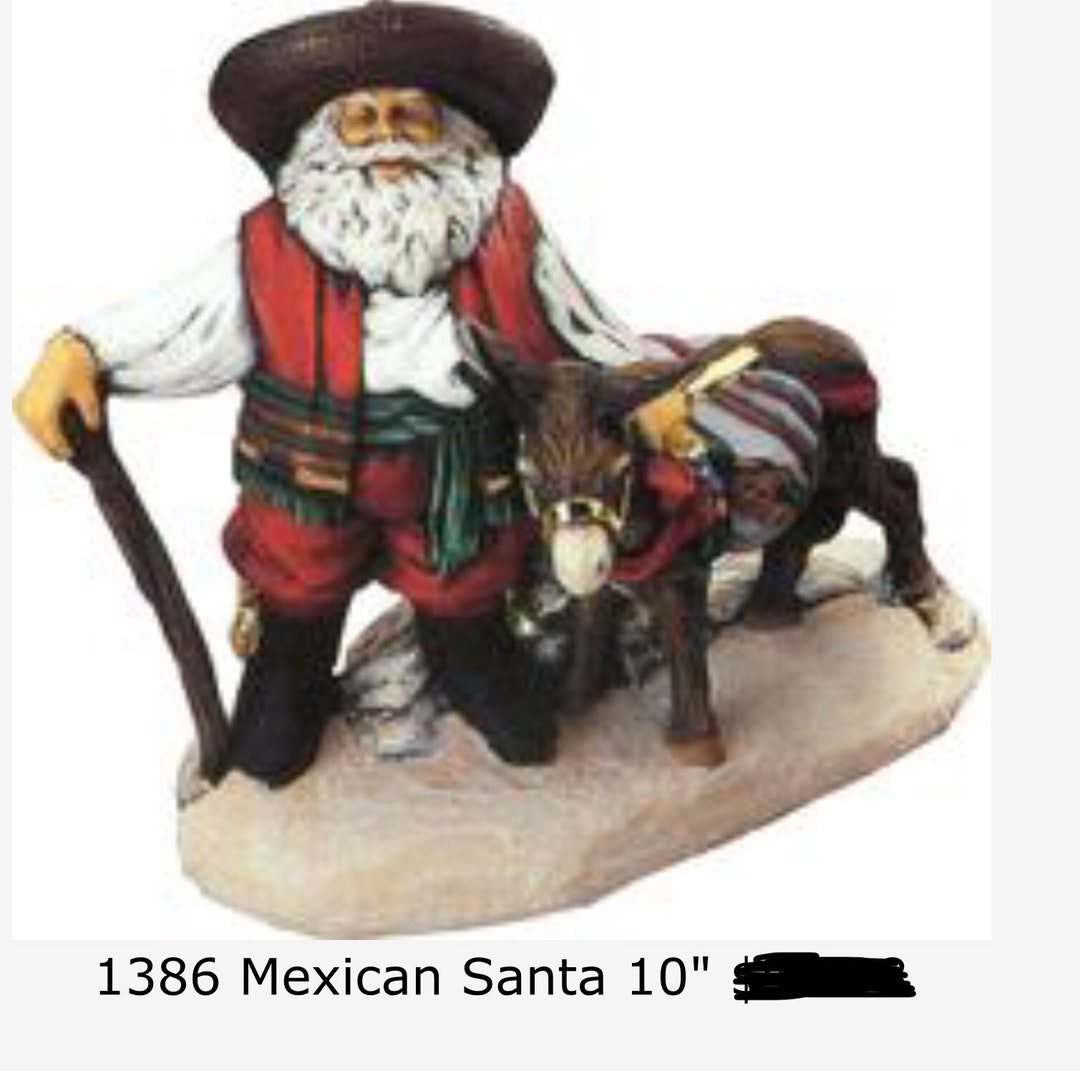 Mexican Santa 10”unpainted- Please Read Description Before Purchasing ...