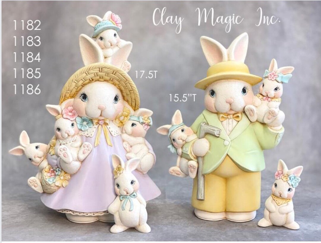 Bunny 18”SINGLE Bunny Only Dress in Their Sunday Best- UNPAINTED Please ...