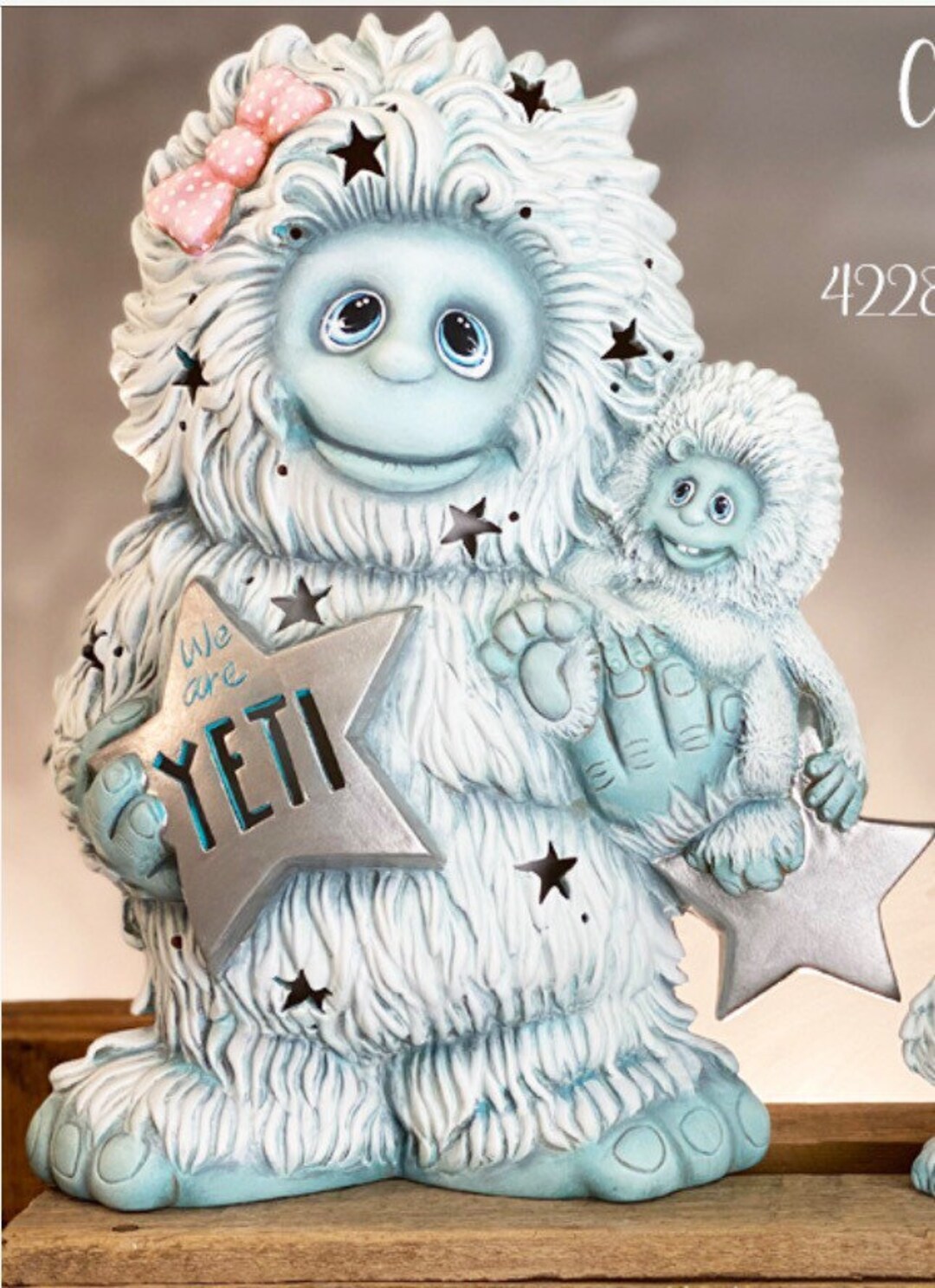 Mama Uncut Yeti Ready to Paint 4228-NO CUTS Plain -UNPAINTED Please ...