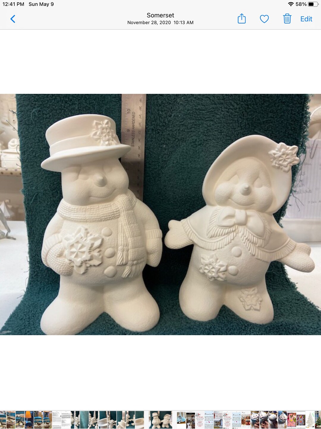 Mr & Mrs Snowman Pair Unpainted-with Cut Outs - Etsy