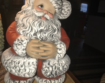 Santa Ceramic | Etsy