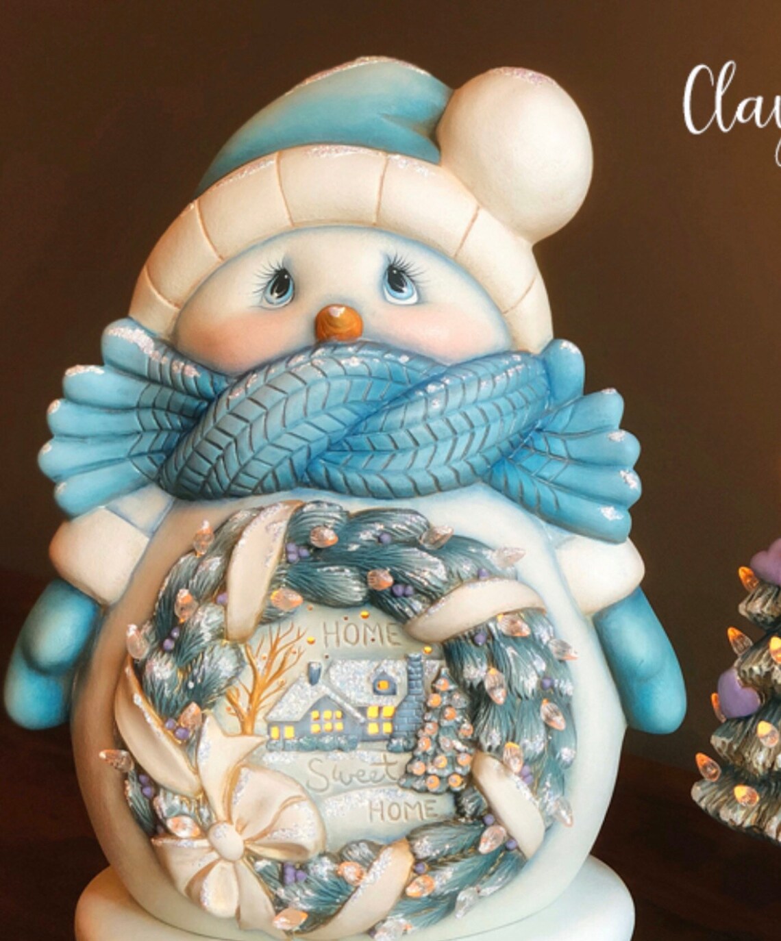 Cuddle up Snowman Unpainted Please Read Policies Before - Etsy