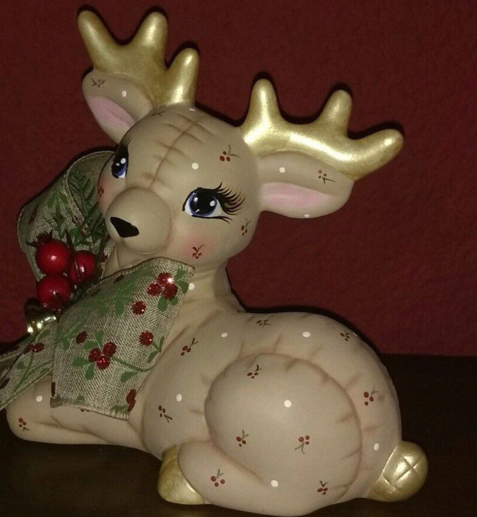 Kimple Deer Laying-unpainted please Read Policies Before - Etsy