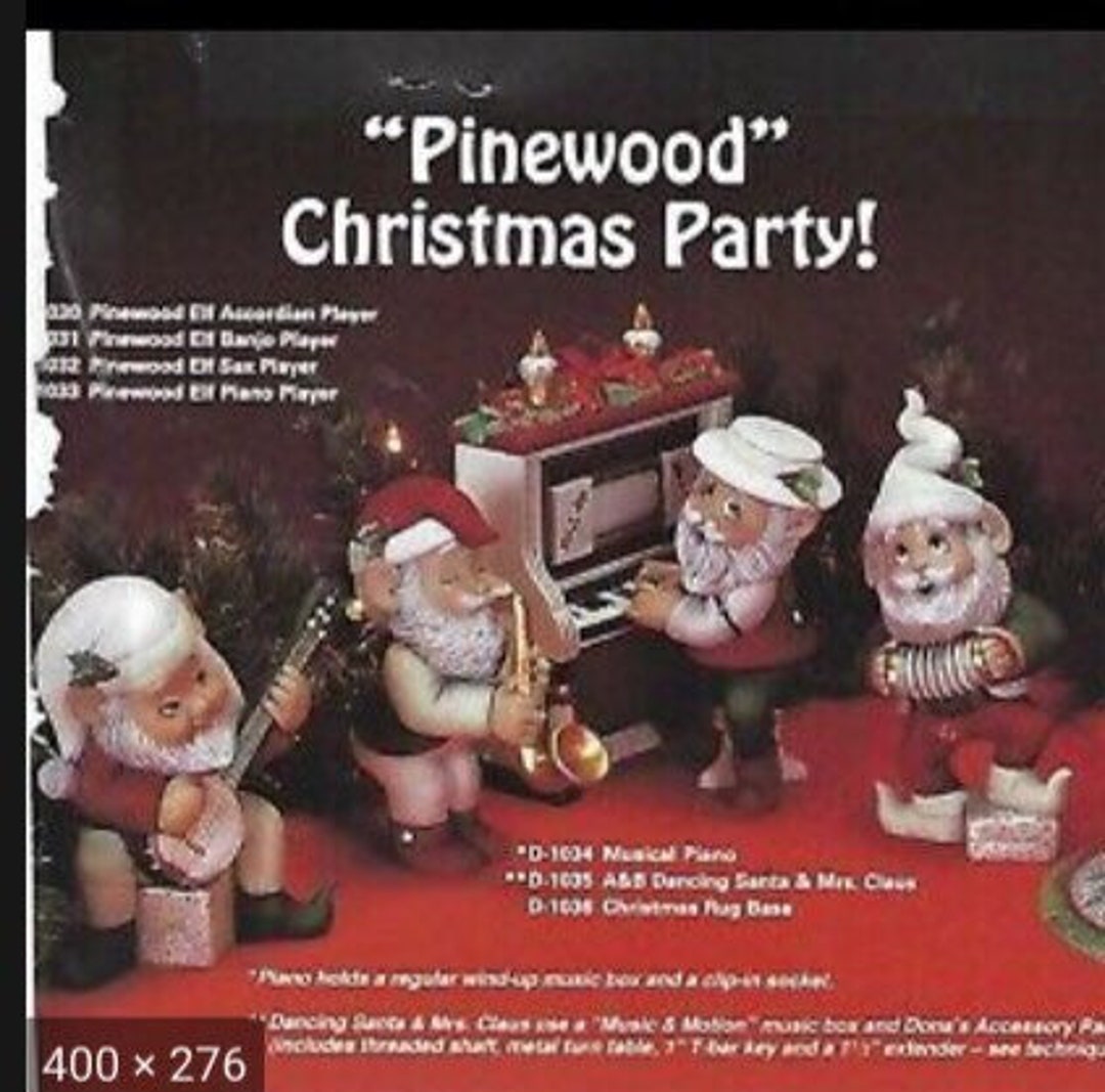 Pinewood Christmas Party- Unpainted- - NO Music Box-please Read ...
