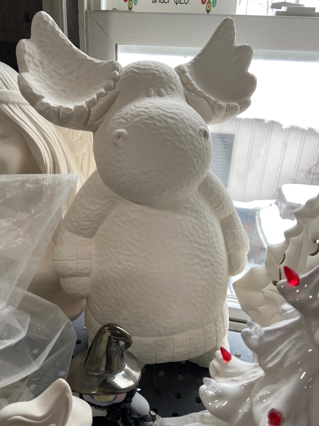 Cabin Moose- Read Description Before Purchase-with Painting Kit-piece ...