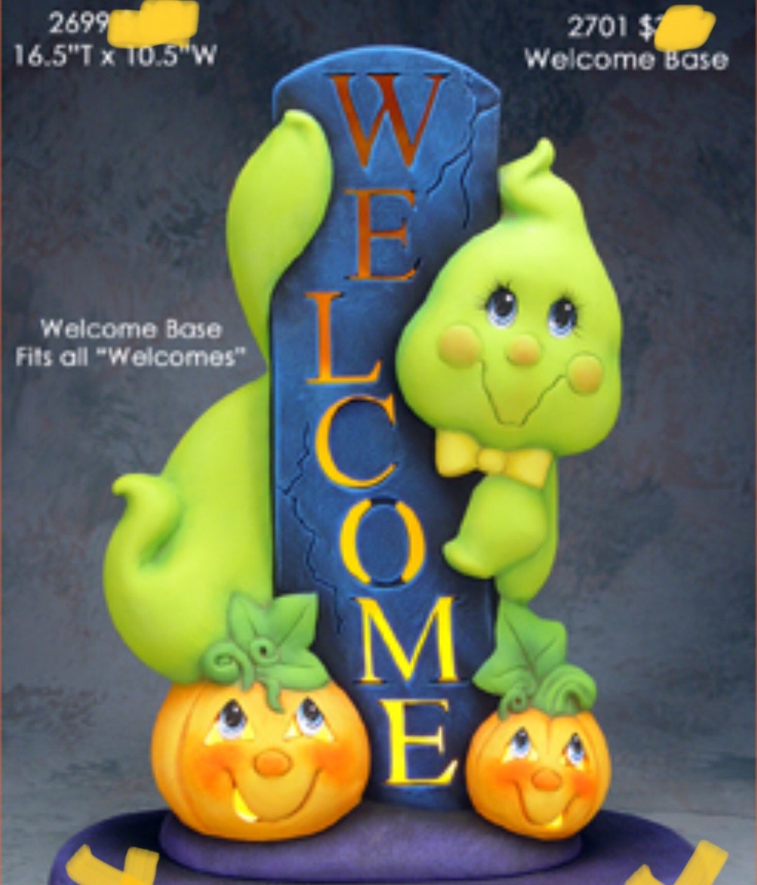 Welcome Ghost-unpainted Please Read Policies Before Ordering - Etsy