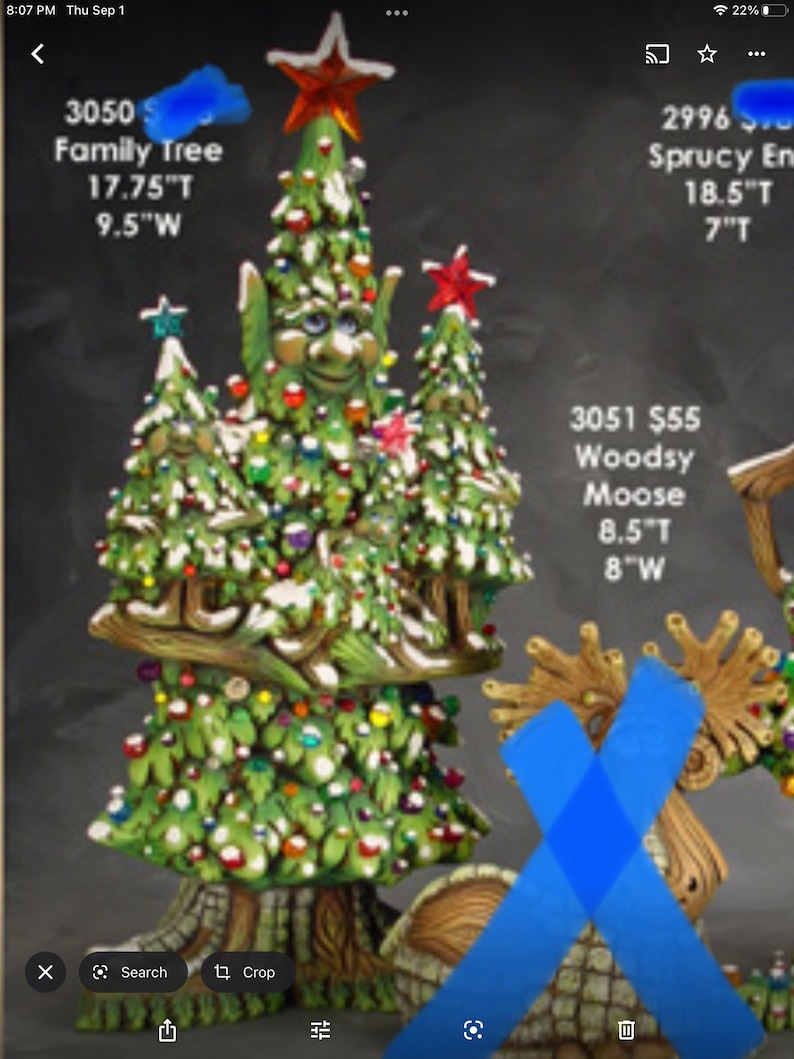 Family Tree CM #3050 - UNPAINTED Please Read Description Before ...