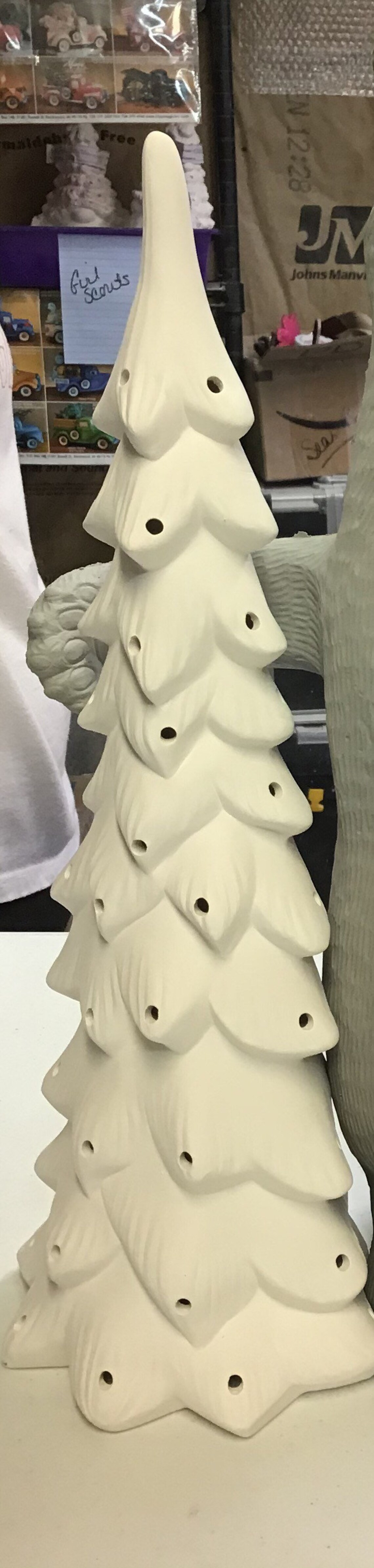 Yeti Ready to Paint With Tree Cuts Wiring and Bulbs-unpainted -please ...