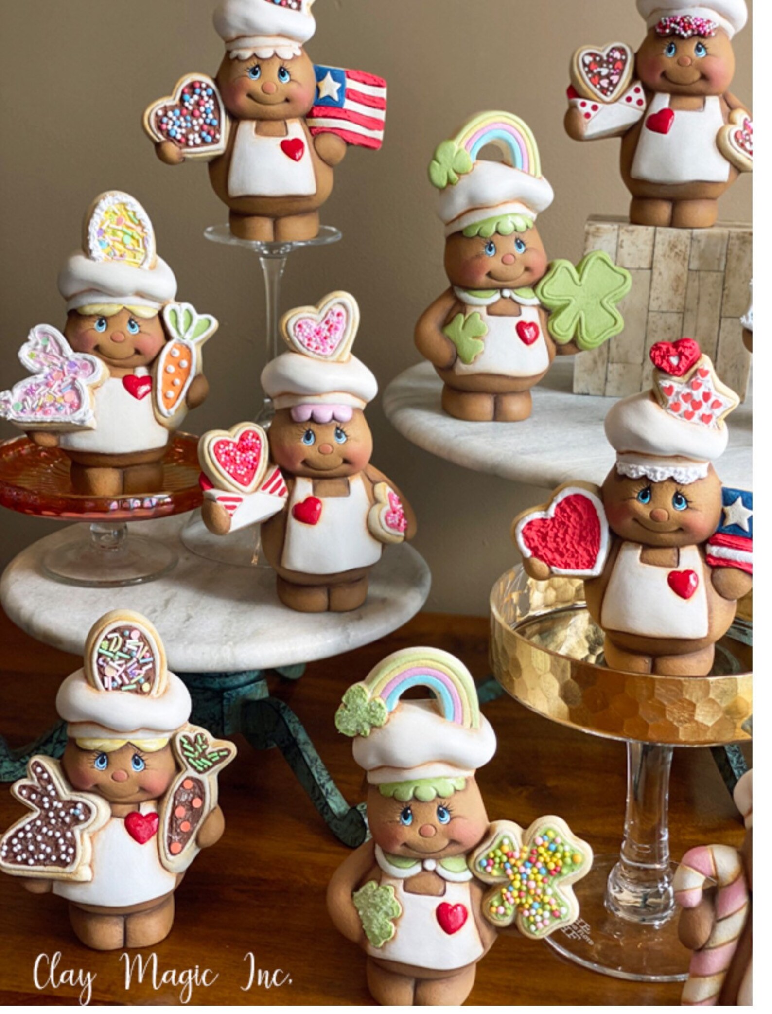 Painted Any 1 Gingerbread This Will Be Painted Your - Etsy