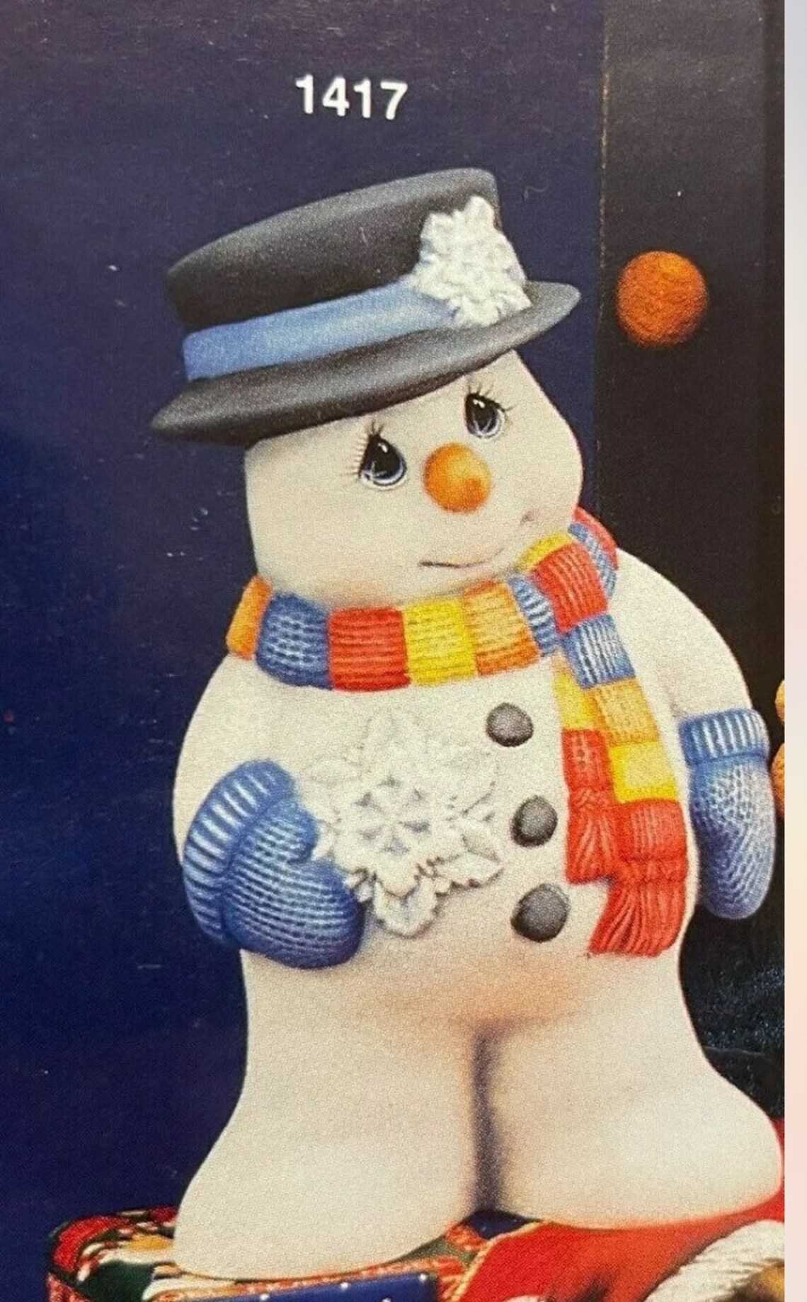 Mr and Mrs Snow Couple Unpainted-unpainted -please Read Policies Before ...