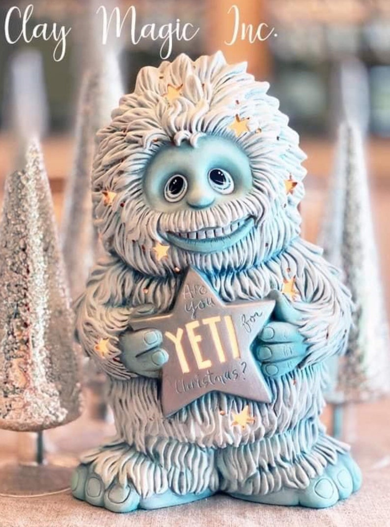Yeti Ready to Paint With Tree Cuts Wiring and Bulbs-unpainted -please ...