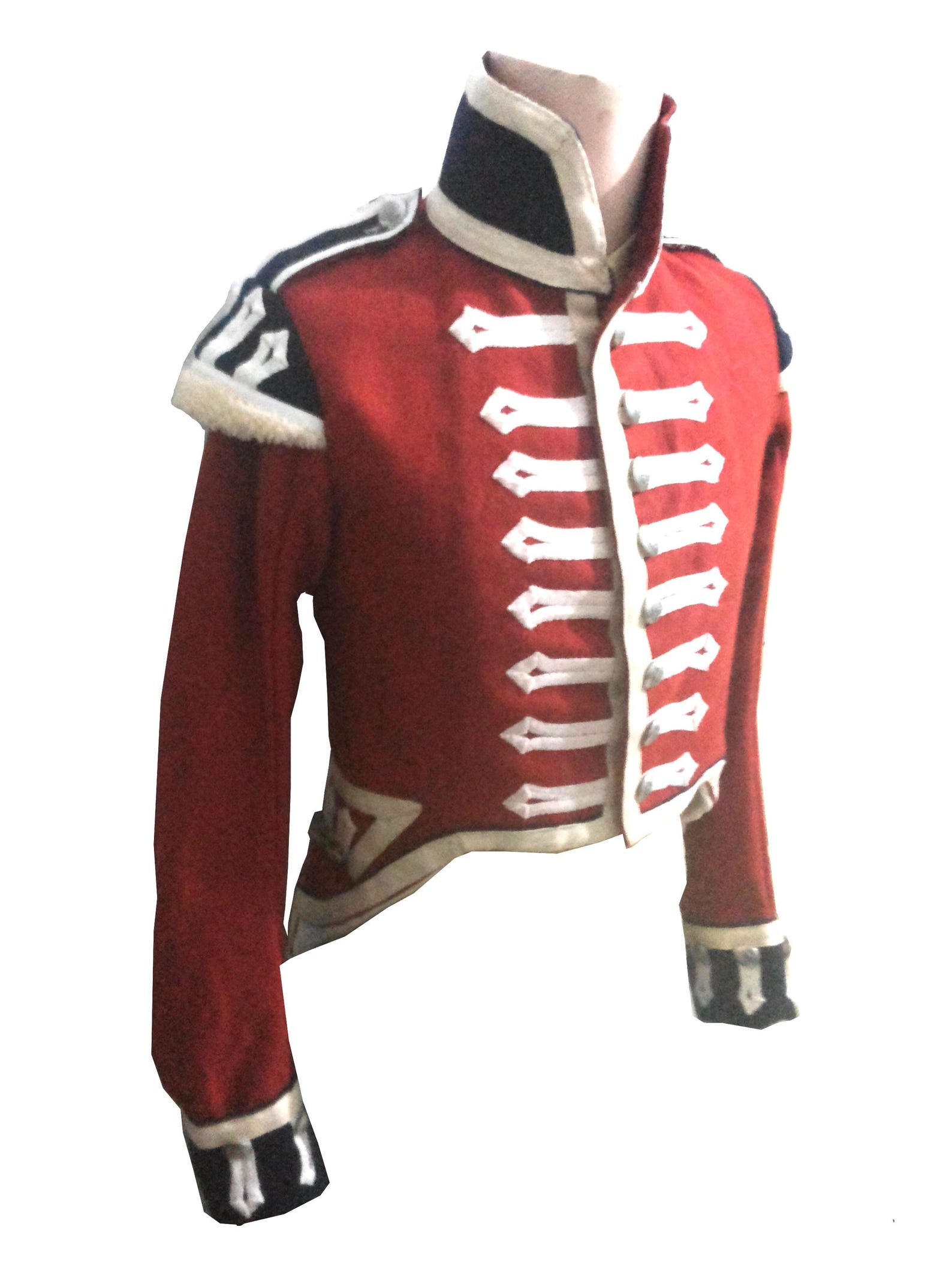 Red Wool British Foot Guards Coat: Napoleonic War Reenactment Costume ...