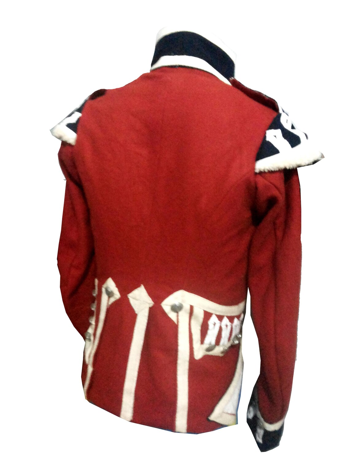Red Wool British Foot Guards Coat: Napoleonic War Reenactment Costume ...