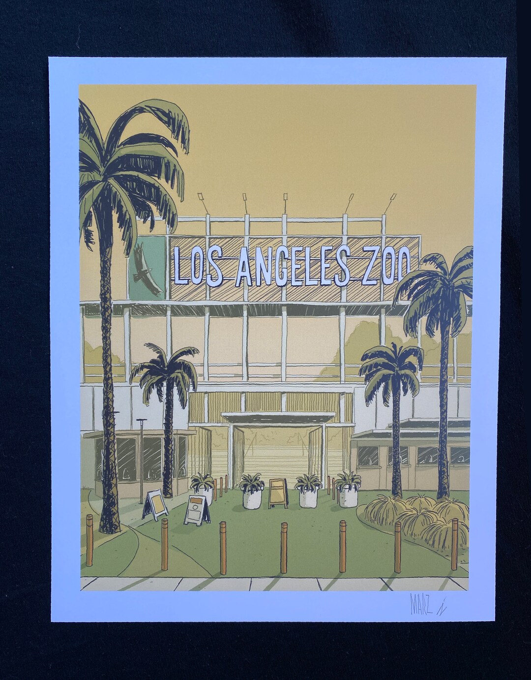 LA Zoo- Yellow - Etsy