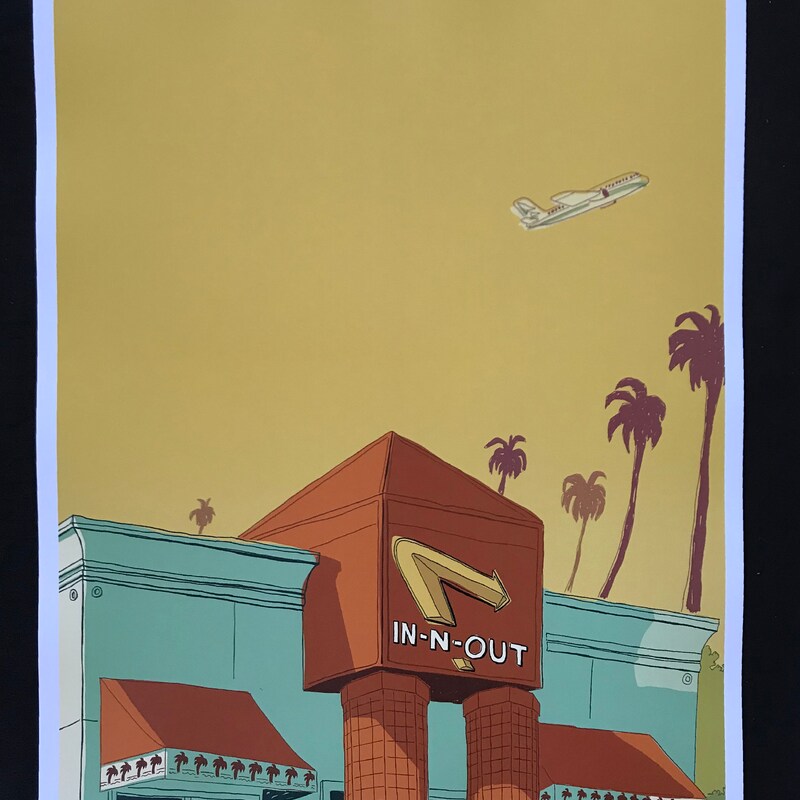 In N Out Name Tag - Etsy