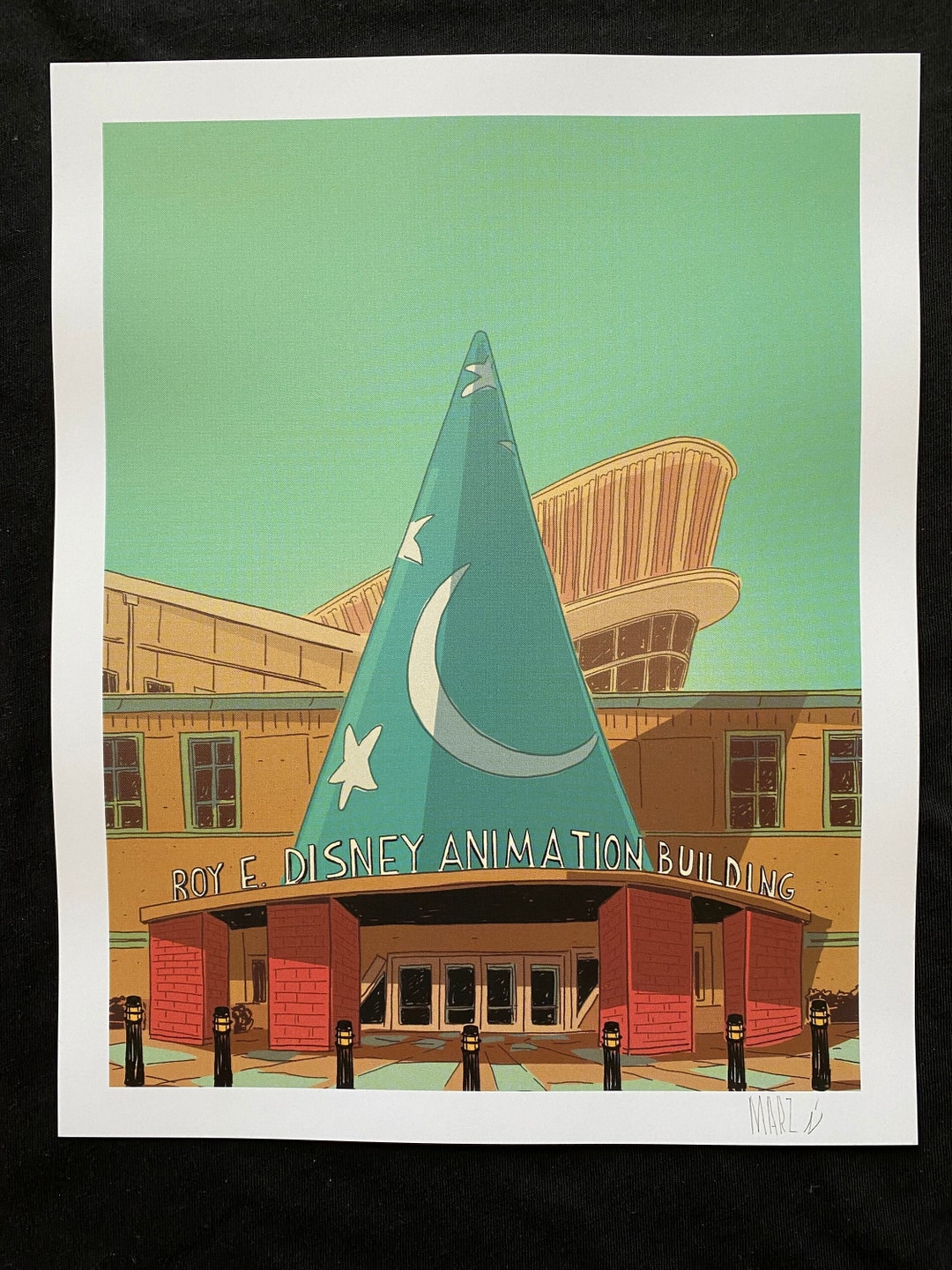 Disney Animation Building Blue - Etsy