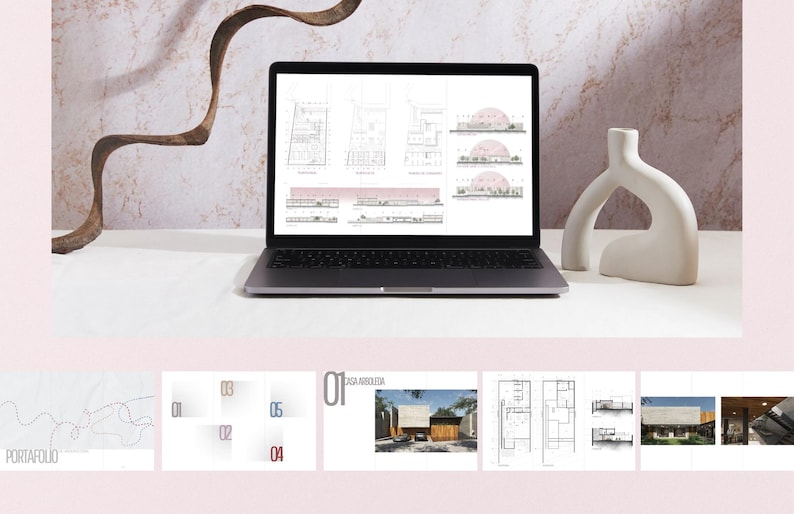 ARCHITECTURE PORTFOLIO Template – Canva Editable | Minimalist Design ...