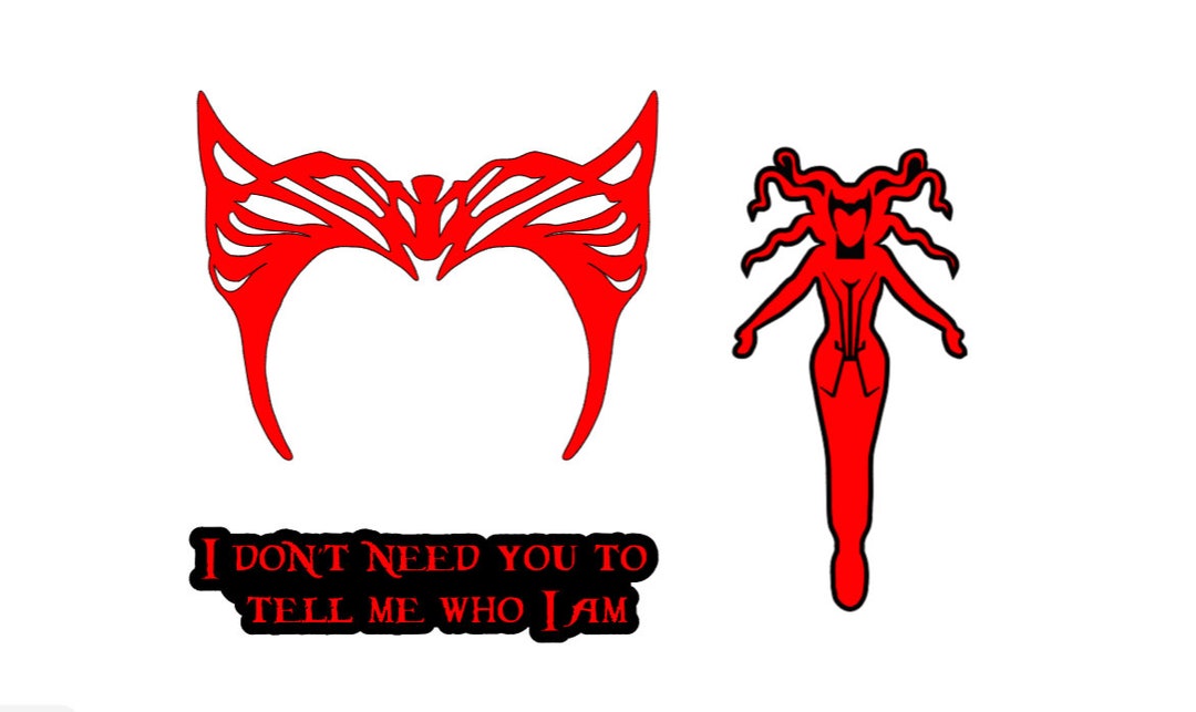 Scarlet Witch Sticker Set - Etsy