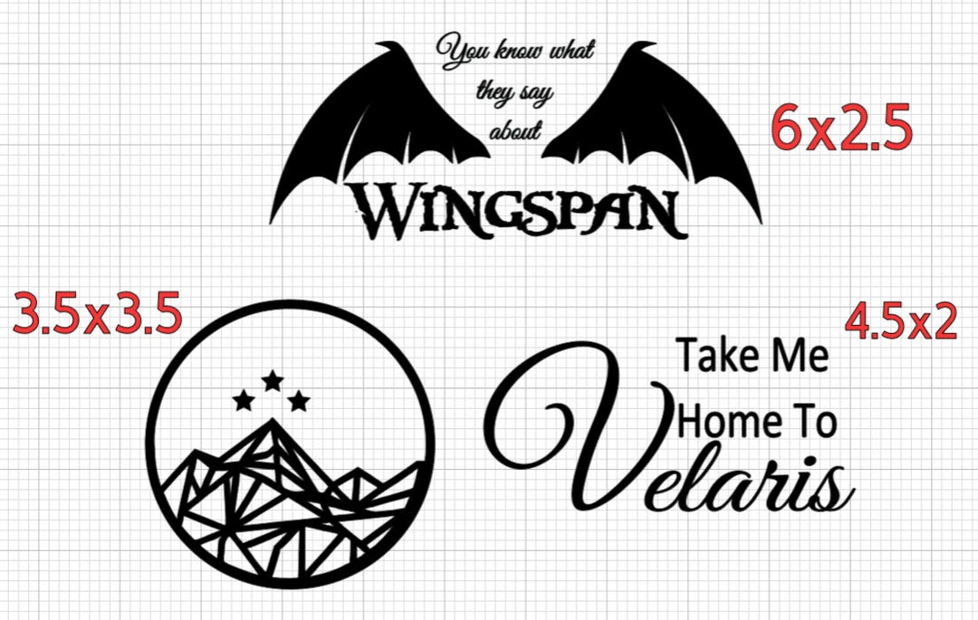 Velaris Sticker Set - Etsy