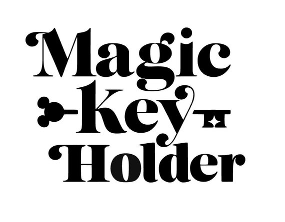 Magic Key Holder Vinyl Sticker | Etsy
