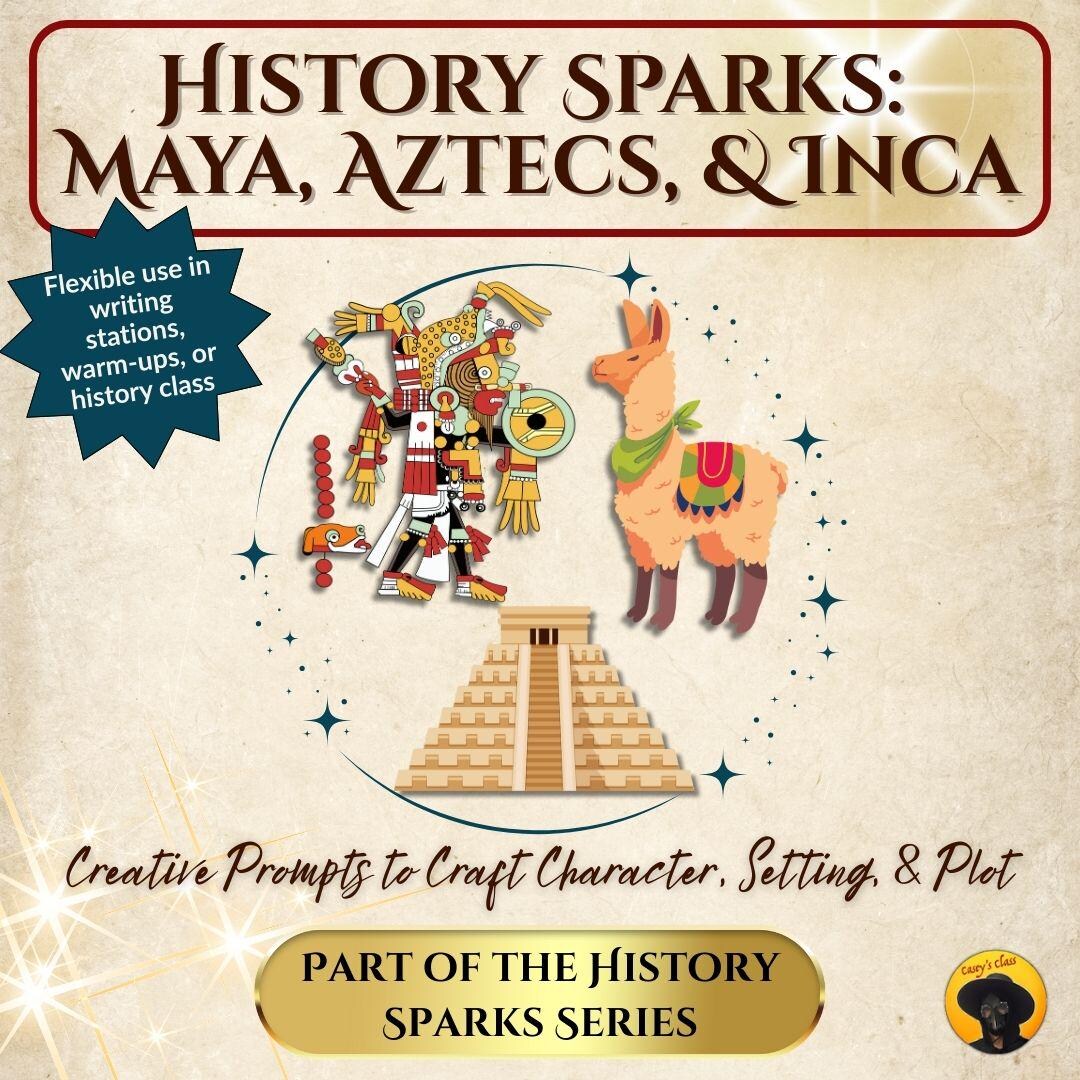 Maya Aztec Inca Writing Prompts | Interactive Adventure Creative ...