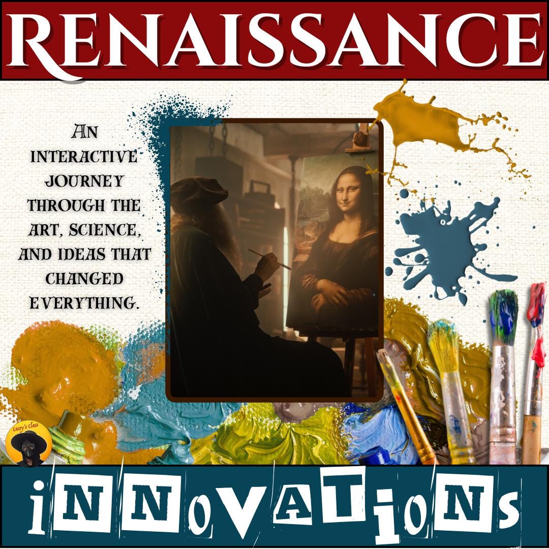 Renaissance Innovations Unit | Humanism, Art, Science & Creative ...