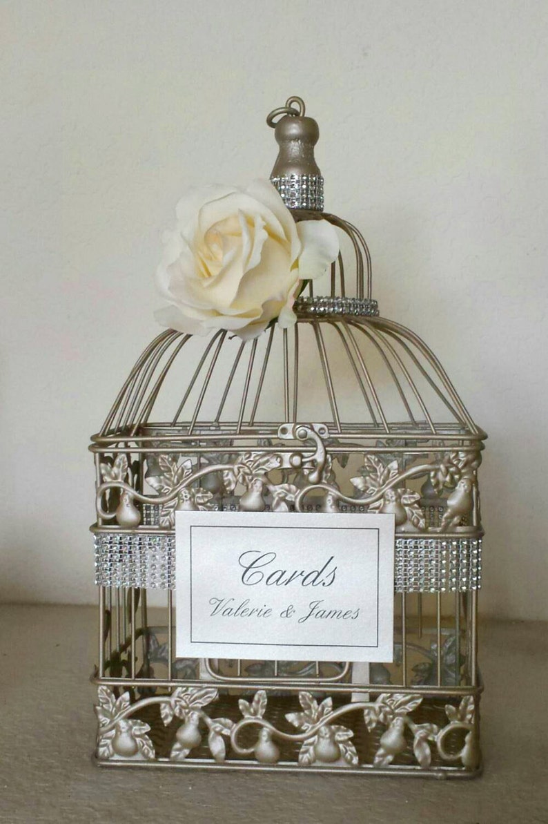 Small Bling Wedding Card Box-wedding Card Holder - Etsy