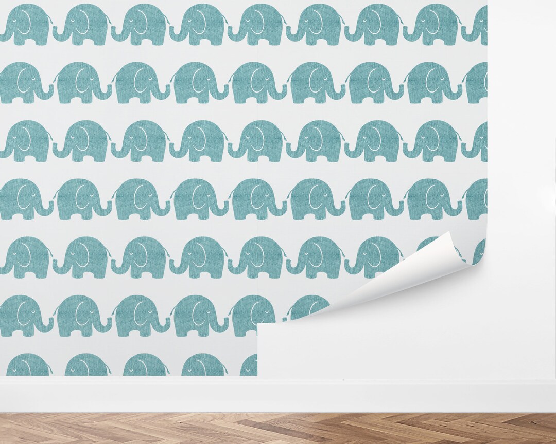 Custom Animal Peel and Stick Wallpaper, Removable Wallpaper - Textured ...