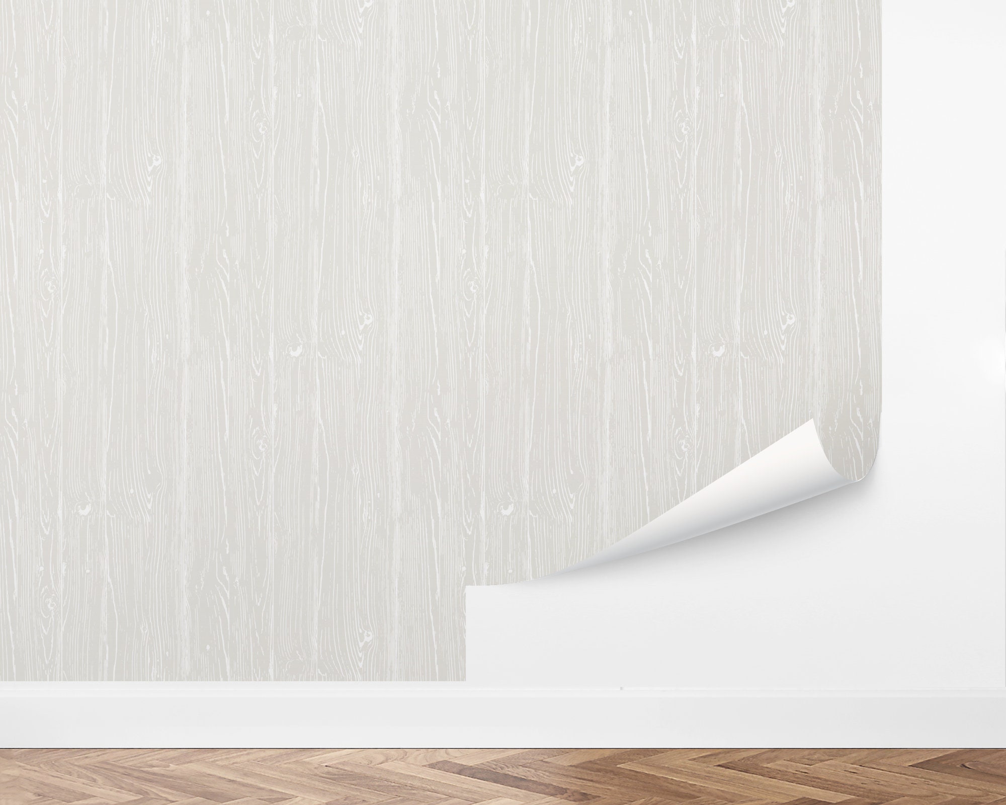 Wood Forest Wallpaper | Farmhouse, Rustic, Cottage, Woodgrain ...