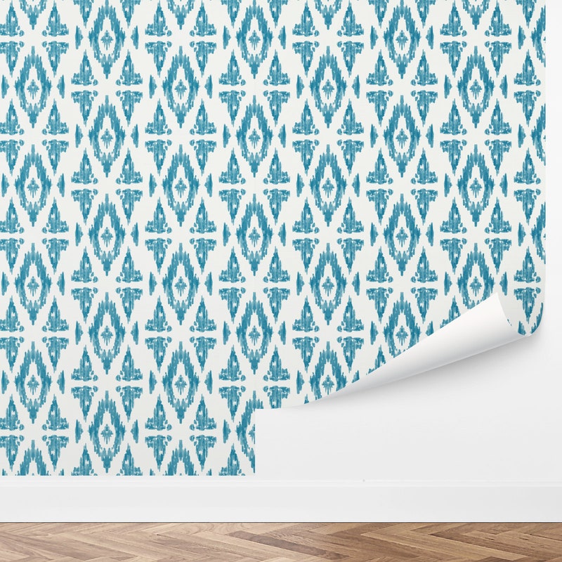 Ikat Wallpaper - Etsy