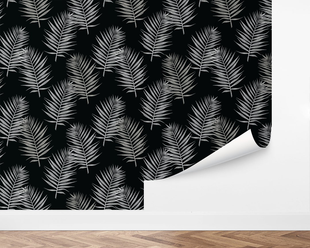 Custom Palm Peel and Stick Wallpaper, Removable Wallpaper - Breezy ...