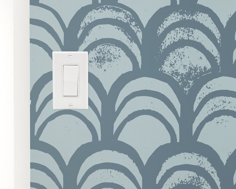 Batik Shells Wallpaper | Batik, Shell, Coastal, Bohemian, Asia, Exotic ...