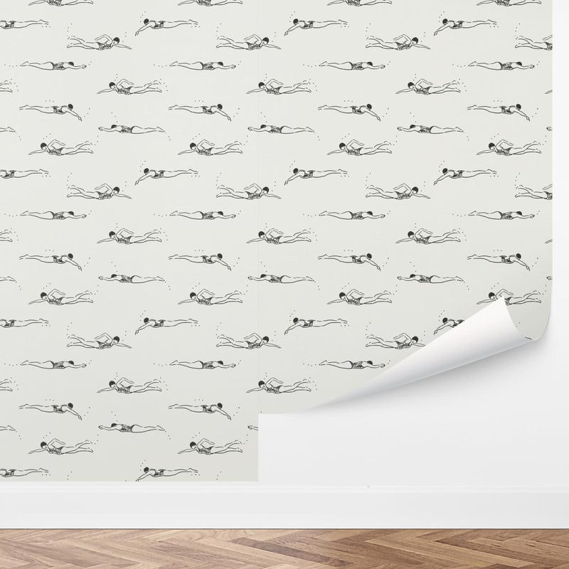 Swimmer Wallpaper - Etsy