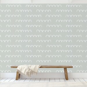 Wiggly Scallop Wallpaper | Simple, Lines, Fun, Silly, Curly, Doodle ...