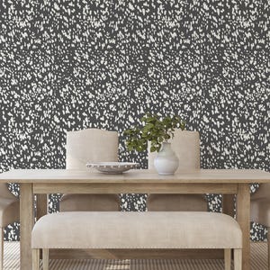 Custom Spotted Peel and Stick Wallpaper, Removable Wallpaper - Painted ...