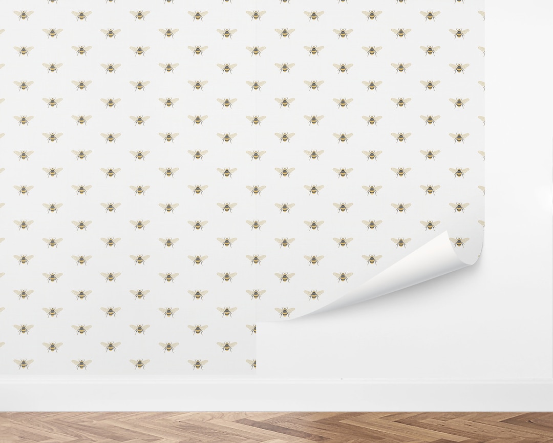 Custom Nature Peel and Stick Wallpaper, Removable Wallpaper - Bee Hive ...