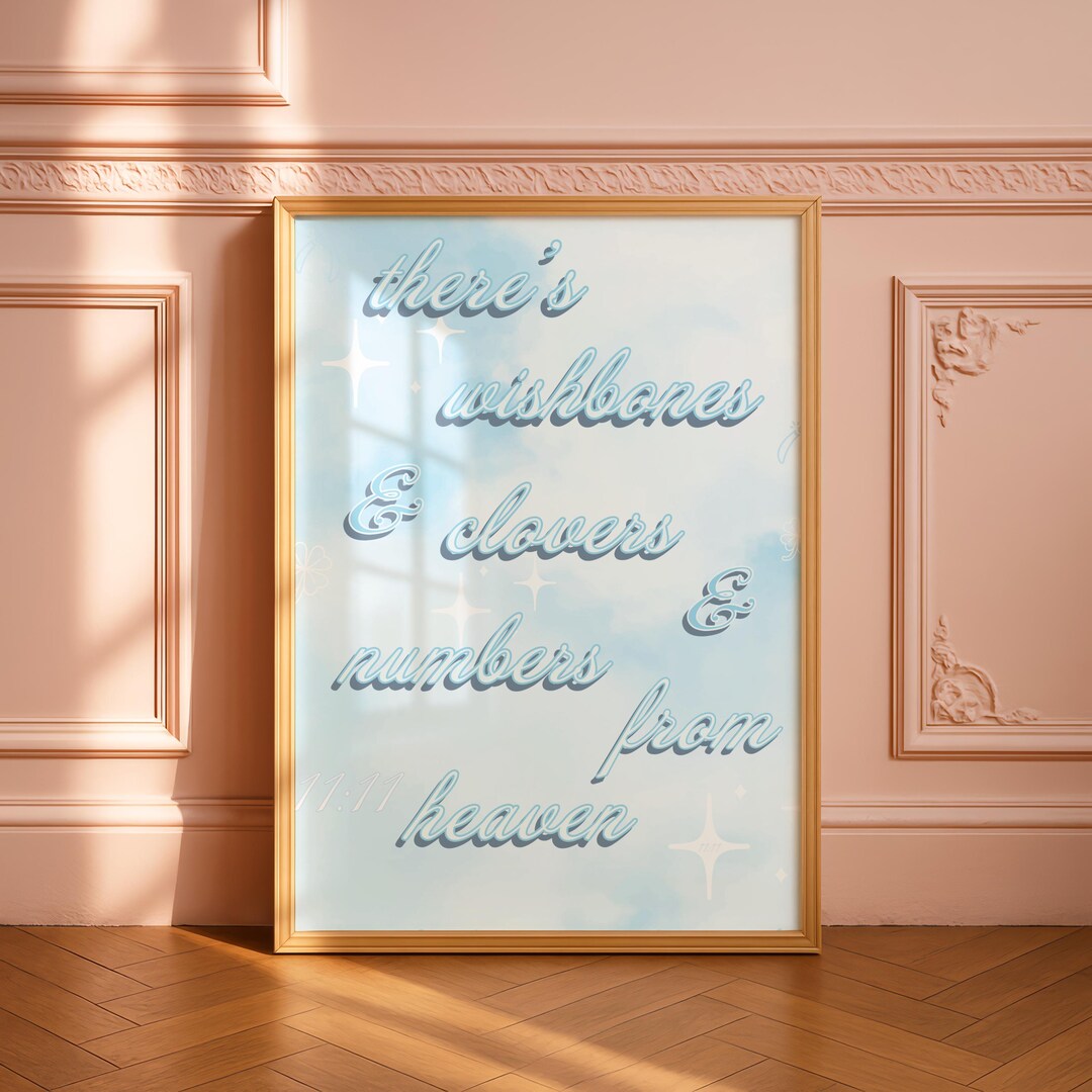 Conan Gray Lyric Print: Eleven Eleven Angel Number Wall Art (JPG, PNG ...